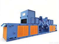 China Automatic Control Mode Wire Mesh Shot Blasting Machine With Cleanliness Sa2.5-3.0 for sale