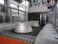 China Cleanliness Sa2.5-3.0 Wire Mesh Shot Blasting Machine With Noise Level Below 90 DB for sale