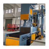 China Manganese Steel Wire Mesh Shot Blasting Machine Sa2.5-3.0 Cleanliness Below 90 dB for sale