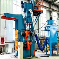 China Durable Spinner Hanger Shot Blasting Machine suitable for metal surface preparation and finishing in manufacturing processes for sale