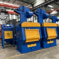 China Steel Belt Apron Tumble Drum Shot Blasting Machine 1300kg Batch Capacity for Metal Castings for sale