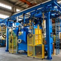 China Spinner Hanger Shot Blasting Machine Supporting Customizable Configurations to Meet Specific Metal Treatment Requirements for sale