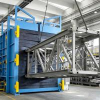 China Overhead Monorail Pass Through Shot Blasting Machine 10000x600x1200mm 95kW for sale
