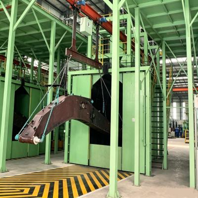 China Automotive Hook Type Pass Through Shot Blasting Machine for Continuous Operation in Metal Cleaning for sale