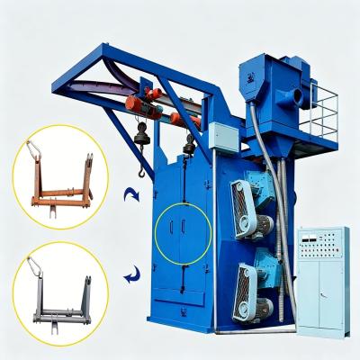 China Heavy Duty Spinner Hanger Shot Blasting Machine Ideal for Cleaning and Preparing Metal Surfaces Prior to Coating for sale