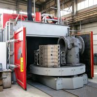 China Heavy Duty Rotary Table Shot Blasting Machine with PLC Control for Customizable Surface Treatment for sale