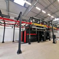 China Spinner Hanger Shot Blasting Machine Delivering Surface Preparation Results to Support Subsequent Manufacturing Processes for sale