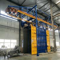 China Spinner Hanger Shot Blasting Machine Offering User Friendly Controls and Automated Operation for Increased Productivity for sale