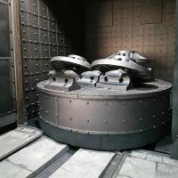 China Large Rotary Table Shot Blasting Machine 5000mm 100 Ton Heavy Duty Surface Treatment for sale