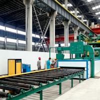 China Industrial Roller Conveyor Shot Blasting Machine for steel profiles H beam I beam and bars providing uniform surface cleaning for sale