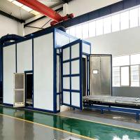 China Energy Saving Sand Blasting Room Equipped with Air Recirculation and Dust Collection Systems to Reduce Operational Costs for sale