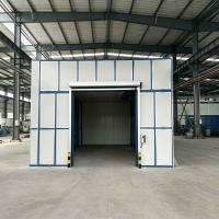 China Energy Saving Sand Blasting Room Equipped with Air Recirculation and Dust Collection Systems to Reduce Operational Costs for sale