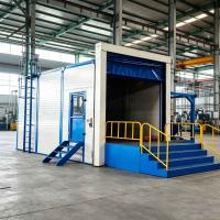 China Sand Blasting Room | Industrial Blast Booth for Steel Structure & Ship Descaling for sale