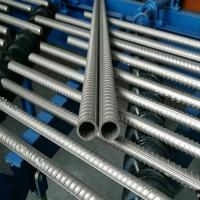 China Continuous Shot Blasting Machine with Adjustable Roller Conveyor Speed, High-Performance Dust Collector, and Wear-Resistant Manganese Steel Liner for Steel Bars and Tubes for sale