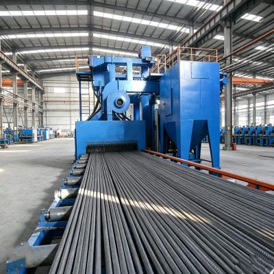 China Industrial Steel Bar Shot Blasting Machine Suitable for Removing Scale Rust and Enhancing Surface Finish of Steel Bars for sale