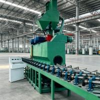 China Fully Automatic Steel Bar Shot Blasting Machine with Adjustable Speed 0.5-6 m/min and Wear-Resistant Construction for sale