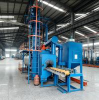China Heavy Duty LPG Cylinder Shot Blasting Machine for Rust & Old Paint Removal for sale