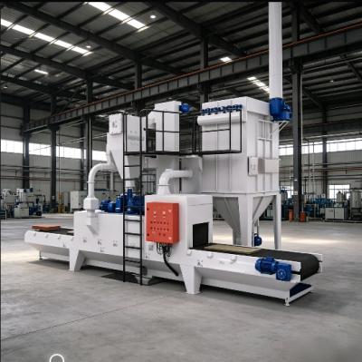 China High Performance Stone Shot Blasting Machine with Dust Collector for Marble Granite Slab Treatment for sale