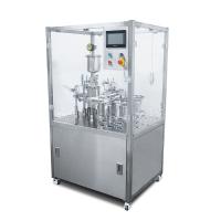 China Automatic Syringe Filling and Plugging Machine 2 Heads 1200-1800 p/h for Liquid Gel Ointment for sale