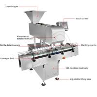 China Automatic Double Head Capsule Tablet Counting Machine 50 Bottles per Minute 1.5 KW for sale