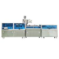 China Automatic Suppository Production Line Liquid Filling Machine 18000-23000 pcs/h 380V for sale
