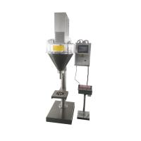 China Semi-Automatic Powder Filling Machine 304 Stainless Steel 50L Hopper 5-10 Bags/Minute for sale