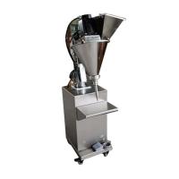 China Semi-Automatic Powder Filling Machine 6L Hopper 10-30/min for Cocoa Coffee Milk Powder Packaging for sale