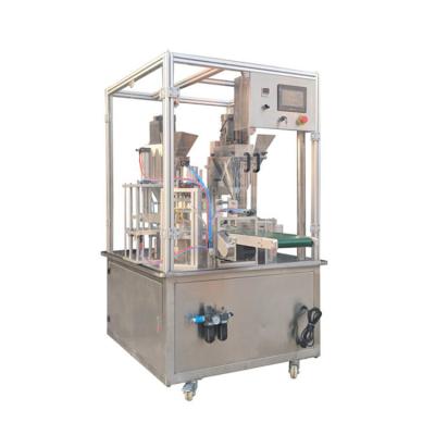 China Full Automatic Coffee Capsule Filling Sealing Machine 2000-2200 Cups Per/Hour for sale