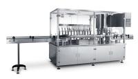 China Automatic Linear Tracking Liquid Filling and Capping Machine 12 Heads 220V for sale