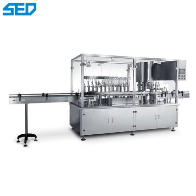 China Automatic Linear Tracking Liquid Filling and Capping Machine 12 Heads 220V for sale