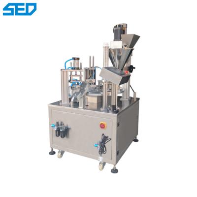 China Automatic Coffee Capsule Filling Packing Machine 1000-1200 Cups per Hour 1.1kw for sale