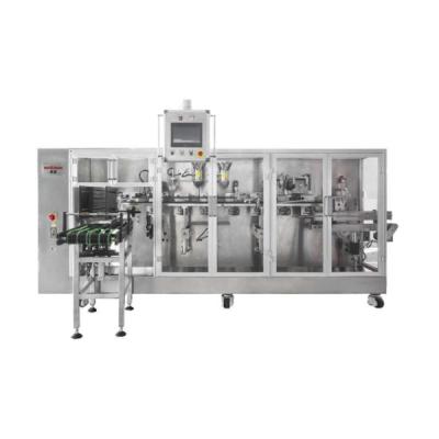 China Horizontal FFS Packaging Machine with Zipper 240mm Bag Width 40 PPM Automatic Packing for sale