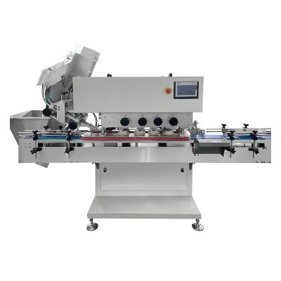 China SED-4CG Automatic Linear Screw Capping Machine for 20-120mm Bottles, 10-120 BPM Capacity for sale