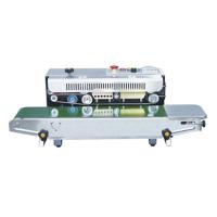 China Small Automatic Continuous Band Sealer 220V 500W 0-12m/min Sealing Speed for sale