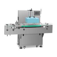 China Vertical Automatic Aluminum Foil Sealing Machine 4000W 220V for Cosmetics Bottles for sale