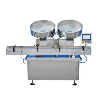 China Automatic Frequency Double Head Vibration Tablet Counting Machine 20-60 Bottles Min 380V for sale
