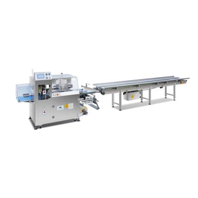 China Automatic Pillow Type Packing Machine for Vegetables with 850mm Film Width and 10-30 Bags/Min Capacity for sale