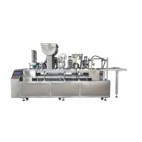 China Automatic Horizontal Type Cup Filling Machine Juice Filling And Sealing Machine for sale
