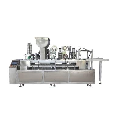 China Automatic Horizontal Type Cup Filling Machine Juice Filling And Sealing Machine for sale