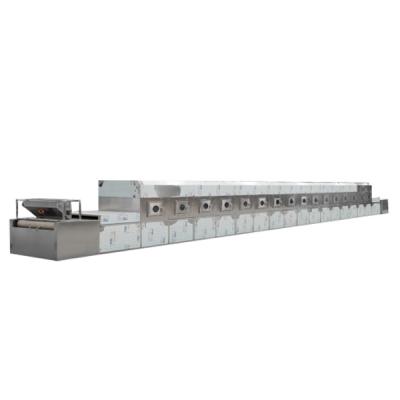 China High Efficiency Tunnel Microwave Dryer for Food Processing - 150kW Power, 19200mm Length, 16 Heating Boxes for sale
