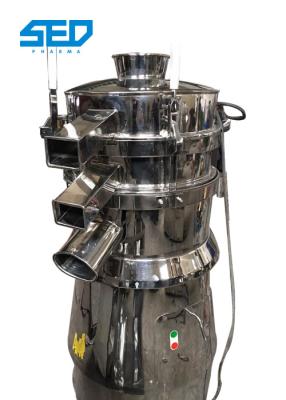 China Chemical Industrial Vibrating Sifter Machine 0.55kW 30-50kg/h Capacity Vibration Screen SED-365SF-A for sale