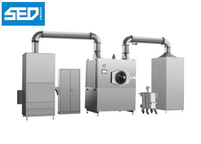 China SED-80GB Automatic Film Coating Machine with 80kg Capacity and 0-19 RPM Drum Speed for Pharmaceutical Tablets for sale