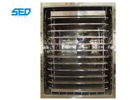 China SED-10FDG 55KW 8600kg CGMP Vacuum Freeze Drying Machine for Pharmaceutical Vials with Sterile Isolation Design for sale