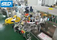 China Round Bottle Automatic Labeling Machine with PLC Control 10-130 PCS/min Speed 2000×1300×1500mm Dimensions for sale
