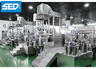 China SED-1000RZ Vacuum Emulsifying Mixer - 1000L Capacity, 35kW Power for Skincare Ointment Manufacturing for sale
