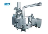 China 500L High Shear Mixer Vacuum Emulsifying Machine with 7.5kW Homogenizer for Skin Care Cream and Yogurt Production for sale