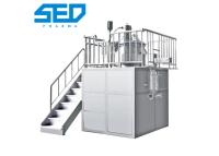 China Touch Screen Pharmaceutical Granulator 600L Capacity with 30kW Mixing Power and 50-3000rpm Speed Range for sale