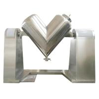 China V Type 100L Wheat Flour Powder Mixer Machine - 40-60kg Capacity, 0.75Kw Motor, GMP Standard for sale