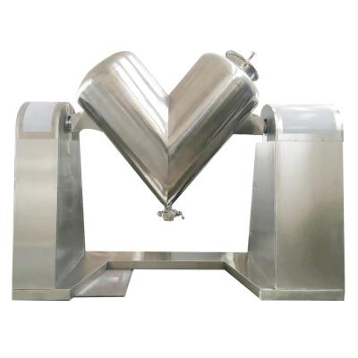 China V Type 100L Wheat Flour Powder Mixer Machine - 40-60kg Capacity, 0.75Kw Motor, GMP Standard for sale