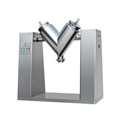China High Speed Lab Powder Mixer Machine 50L Stainless Steel V-Type with 0.75kW Motor and 20r/min Speed for sale